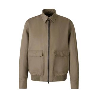 Brioni Homme, Vestes, Vert, Taille: L Veste en lin/coton