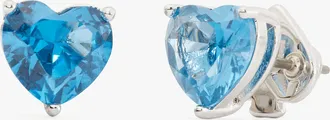Kate Spade New York Kate Spade My Love Herz-Ohrringe f&uuml;r Frauen in Blau | Kubikzirkonie