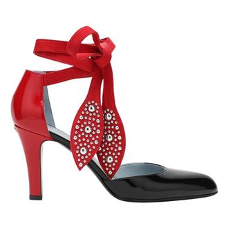 Valentino Niedriger Absatz Foliage Decollete - - Shoes - Damen - Schwarzk - 39 EU