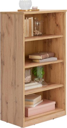 Xora Regal, Eiche Wotan, Holzwerkstoff, 3 F&auml;cher, 55x110x36 cm, Beim&ouml;bel erh&auml;ltlich, Wohnzimmer, Regale, B&uuml;cherregale