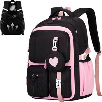 Generic Sacs à dos pour filles | Sac à livres spacieux - Sac à livres pour filles | Pour enfants primaires du collège primaire adolescentes, amies, filles, ro