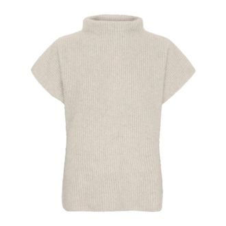 BTF-CPH Btfcph, Femme, Pulls, Rose, Taille: 40 FR Pullover en Cachemire et Raton Laveur