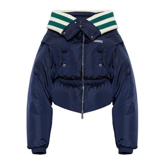 Dsquared2 Daunenjacke mit Logo - - Jackets - Damen - Blau - M