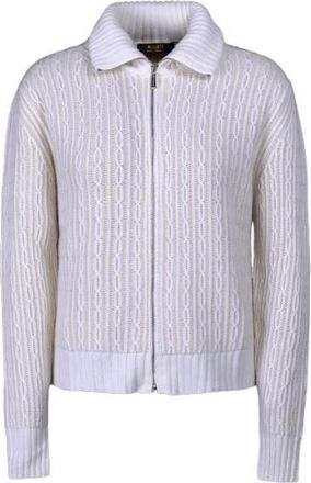 Moorer Femme, Pulls, Beige, Taille: 40 FR Blouson zipp&eacute;