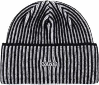 Vans Bonnet Nesbit Cuff unisexe blanc et noir UNICA