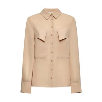 Silvian Heach Camicia con taschini frontali - - Blouses & Shirts - Damen - Beige - XS