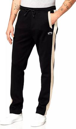BOSS Jogginghose Sweat-Pants Lounge Hose Verstellbarer Kordelzug, Zwei Fronttaschen, eine Ges&auml;&szlig;tasche