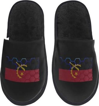 Generic Confortable Pantoufles Hommes Drapeau de lAngola Maison Pantoufles L&eacute;g&egrave;re Chaussons Homme pour Homme Adulte Femme L