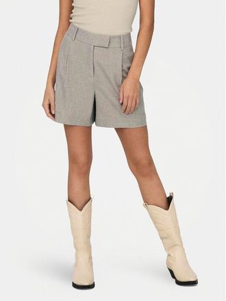 Only Stoffshorts Linda 15283727 Grau Wide Leg