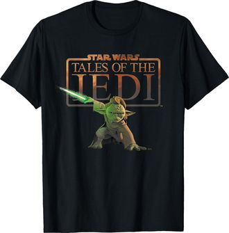 Star Wars Tales of the Jedi Yaddle with Lightsaber Disney+ T-Shirt