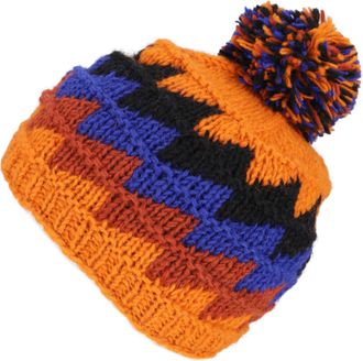 Guru Shop Beanie M&uuml;tze, Bommelm&uuml;tze aus Nepal, Winterm&uuml;tze - Modell 7, Herren/Damen, Wolle