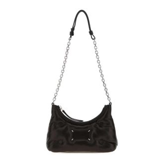 Maison Margiela Umh&auml;ngetasche aus Leder - - Bags - Damen - Schwarzk - ONE SIZE