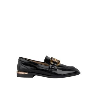 Alma En Pena Metallischer Steigb&uuml;gel-Mokassin - - Shoes - Damen - Schwarzk - 36 EU