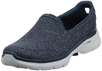 Skechers Femme GO Walk 6 Grand Horizon Basket, Navy, 39 EU