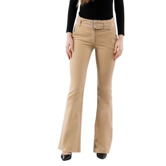 Moschino Femme, Pantalons, Beige, Taille: 36 FR Wide Pantalons