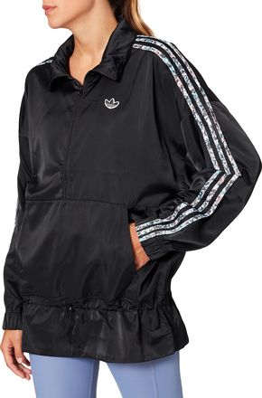 adidas Damen Windbreaker Jacke, Schwarz, 34 EU