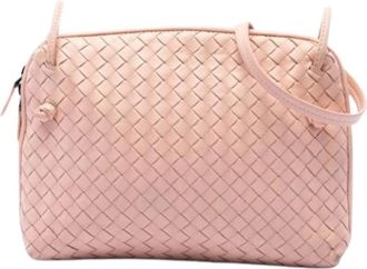 Bottega Veneta Sac bandouli&egrave;re Nodini Pre-owned - Femme - Pre-owned - Rose - Taille: ONE Size