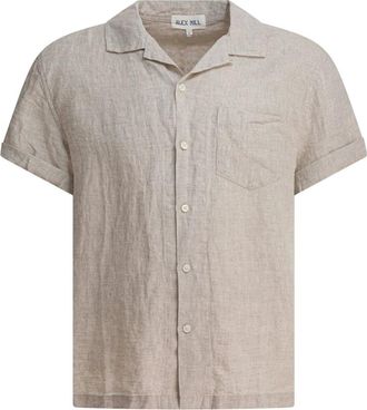 Alex Mill Homme, Chemises, Beige, Taille: S Camp Shirt
