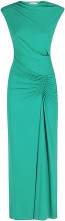 SIMKHAI Femme, Robes, Vert, Taille: 40 FR Acacia Draped Jersey Midi Dress