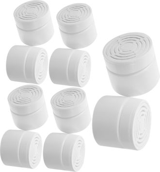 Valiclud 10 Stück Kunststoff Hohlraum Duftbox Behälter Weiß für Schlafzimmer Bad Wc Schrank Geruchsentfernung Innenbereich