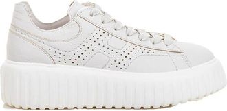 Hogan Femme, Chaussures, Blanc, Taille: 38 1/2 EU Baskets &agrave; plateforme