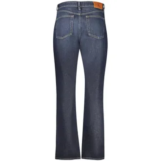 Calvin Klein High-Rise Straight-Leg Jeans - Blue