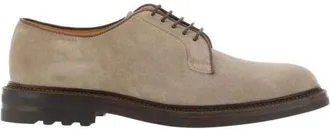 Brunello Cucinelli Homme, Chaussures, Beige, Taille: 41 EU Chaussures en Daim &agrave; Lacets avec Semelle Bloc