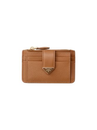Prada Leather Card Holder Saffiano