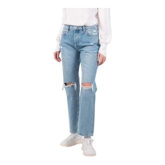 Frame Denim Gerades Jeans - - Jeans - Damen - Blau - W28