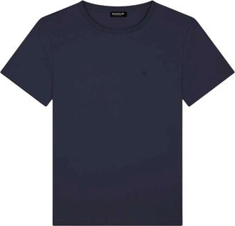 Dondup Homme, Tops, Bleu, Taille: M T-shirt &agrave; col rond et coupe classique