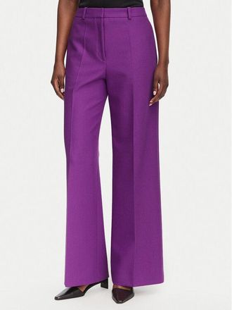 HUGO BOSS Stoffhose Hasmina 50566625 Violett Regular Fit