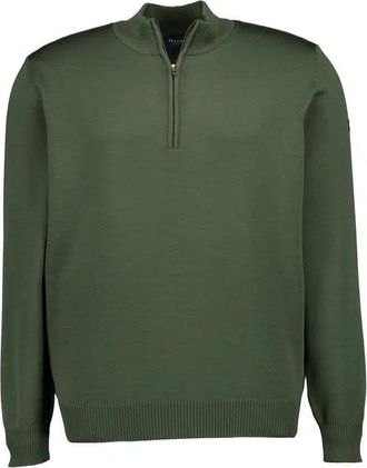 Maerz MAERZ Muenchen Herren Troyer grün unifarben