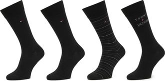 Tommy Hilfiger Lange Socken Tommy Hilfiger 701241158 Schwarz