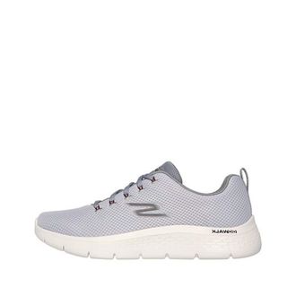 Skechers Herren Go Walk Flex Sneaker, Light Gray Textile, 41 EU