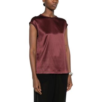 Brunello Cucinelli Femme, Blouses et Chemises, Rouge, Taille: 40 FR T-shirt Brunello Cucinelli