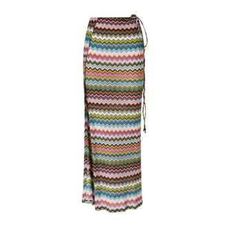 Missoni Femme, Jupes, Multicolore, Taille: 42 FR Zigzag Wrap Skirt