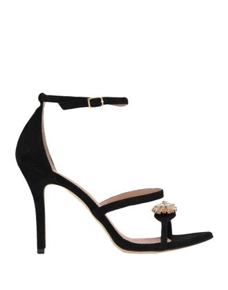 8 by YOOX SUEDE CRYSTAL-EMBELLISHED SANDAL