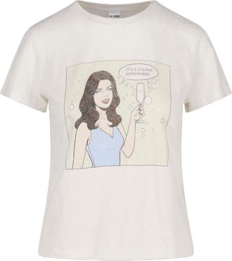 Re/Done Bedrucktes T-Shirt