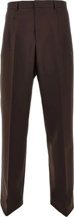 Sunflower pantalon à design plissé - Marron