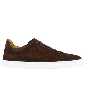 Magnanni leichter Low T op-Sneaker aus weichem Wildleder in