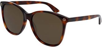 Gucci femme GG0024S 002 Montures de lunettes, Marron (Avana/Brown), 58