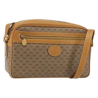 Gucci Sac bandouli&egrave;re vintage en toile Pre-owned - Femme - Pre-owned - Beige - Taille: ONE Size