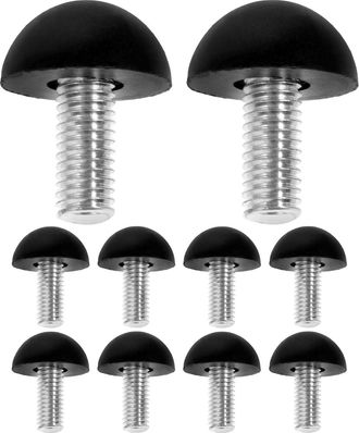 Hemobllo SOIMISS 10 St&uuml;ck Verstellbare M&ouml;belf&uuml;&szlig;e aus Metall mit Gummisohle Anschraubbar Klein M&ouml;belnivellierer f&uuml;r Tisch Schrank Stuhl und Werkbank