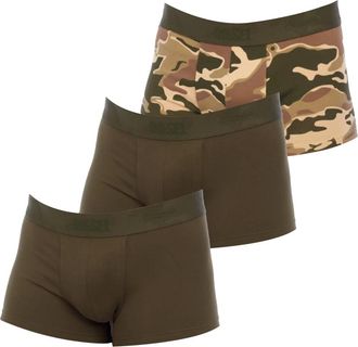 Diesel Homme, Sous-vêtements, Vert, Taille: S Trunk Boxers Pack de 3