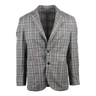 L.B.M. 1911 L.b.m. 1911, Homme, Vestes, Gris, Taille: 2XL Giacca Stondata