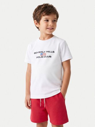 Beverly Hills Polo Club T-Shirt P-SS26B-TS0132 Wei&szlig; Regular Fit
