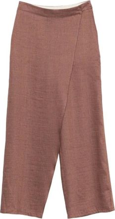 Alysi Femme, Pantalons, Rose, Taille: 38 FR Wide Pantalons