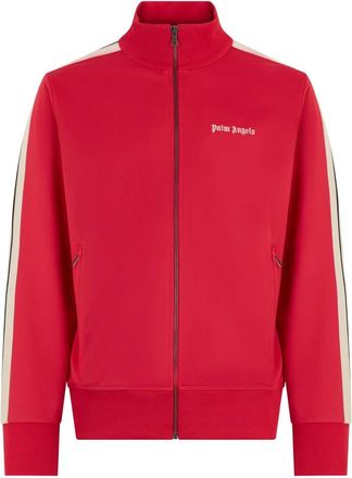 Palm Angels Homme, Sweatshirts et sweats &agrave; capuche, Rouge, Taille: L Classic Logo Track Jacket