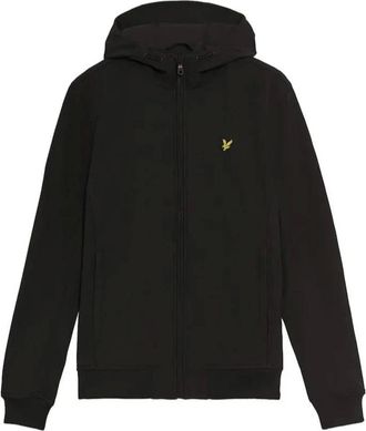 Lyle & Scott Homme, Sweatshirts et sweats &agrave; capuche, Noir, Taille: 2XL Veste Softshell Doubl&eacute;e en Polaire