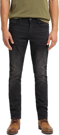 Mustang Jeans Herren Jeans Real X Oregon Tapered K Stretchhose Jeanshose Sweathose Denim 87% Baumwolle Blau Schwarz Grau, Gr&ouml;&szlig;e:W 32 L 30, Farbauswahl:Black Denim (